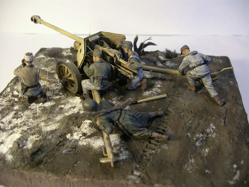 Photo 7 - PaK-40 and crew | Dioramas and Vignettes | Gallery on Diorama.ru