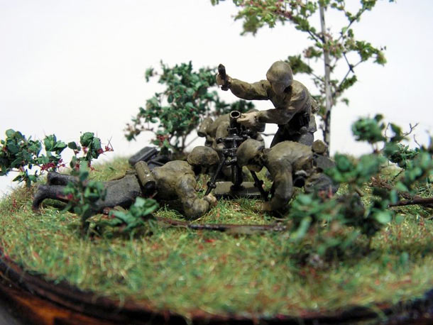 German mortar crew | Dioramas and Vignettes | Gallery on Diorama.ru
