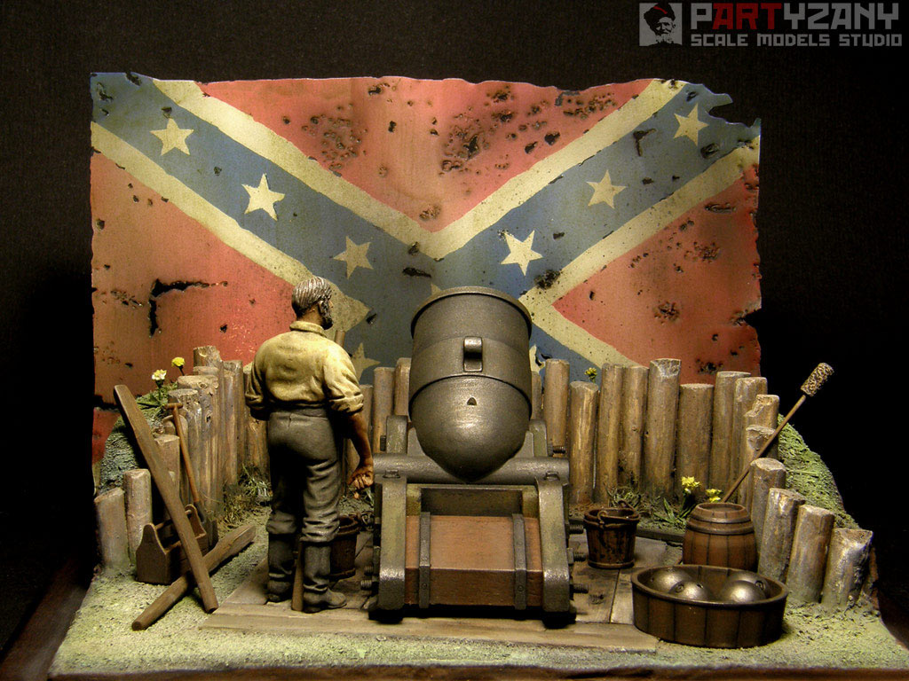 Photo 2 - 10 Inch Seacoast Mortar (American Civil War, 1860) | Dioramas ...