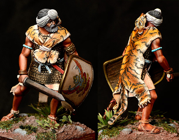 Ksatriya warrior, ancient India | Figures | Gallery on Diorama.ru
