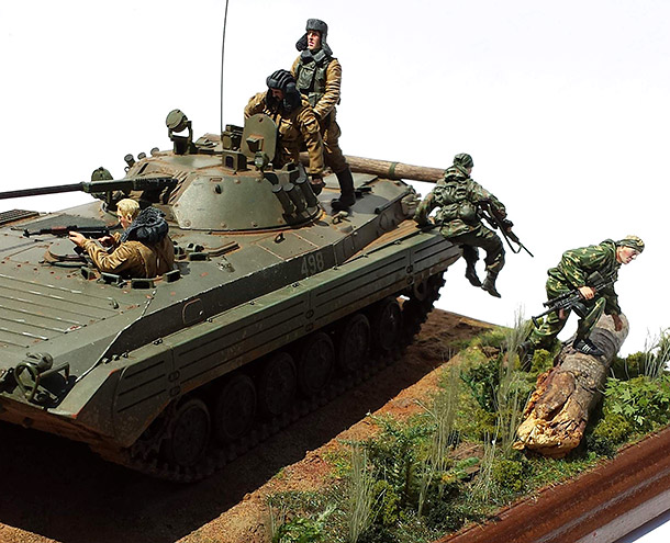 Bail out! | Dioramas and Vignettes | Gallery on Diorama.ru