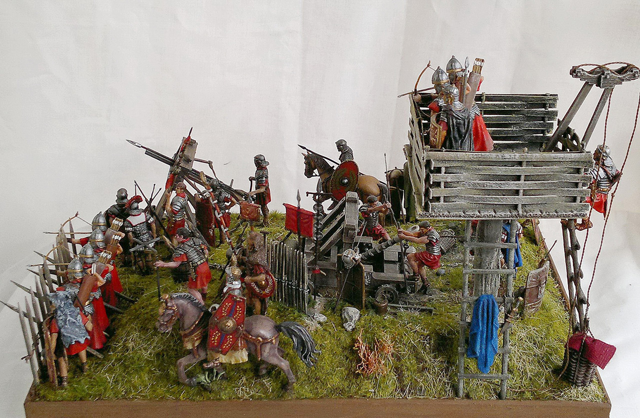 Photo 10 - Roman battle position | Dioramas and Vignettes | Gallery on ...
