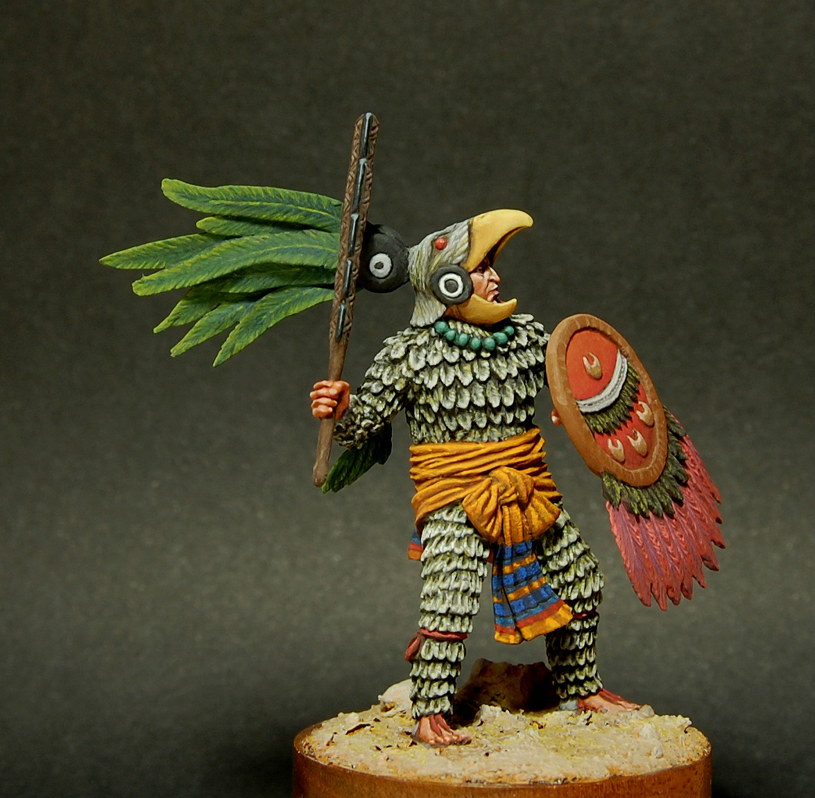 Photo 6 - Aztec, warrior of Eagle order | Figures | Gallery on Diorama.ru