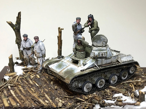 At the walls of Leningrad | Dioramas and Vignettes | Gallery on Diorama.ru