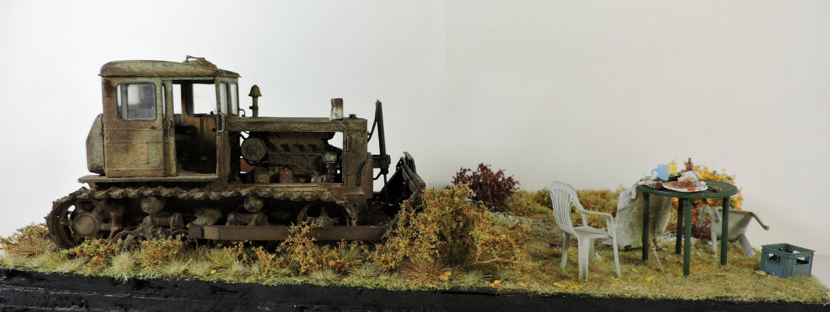 Photo 4 - T-74 tractor | Dioramas and Vignettes | Gallery on Diorama.ru