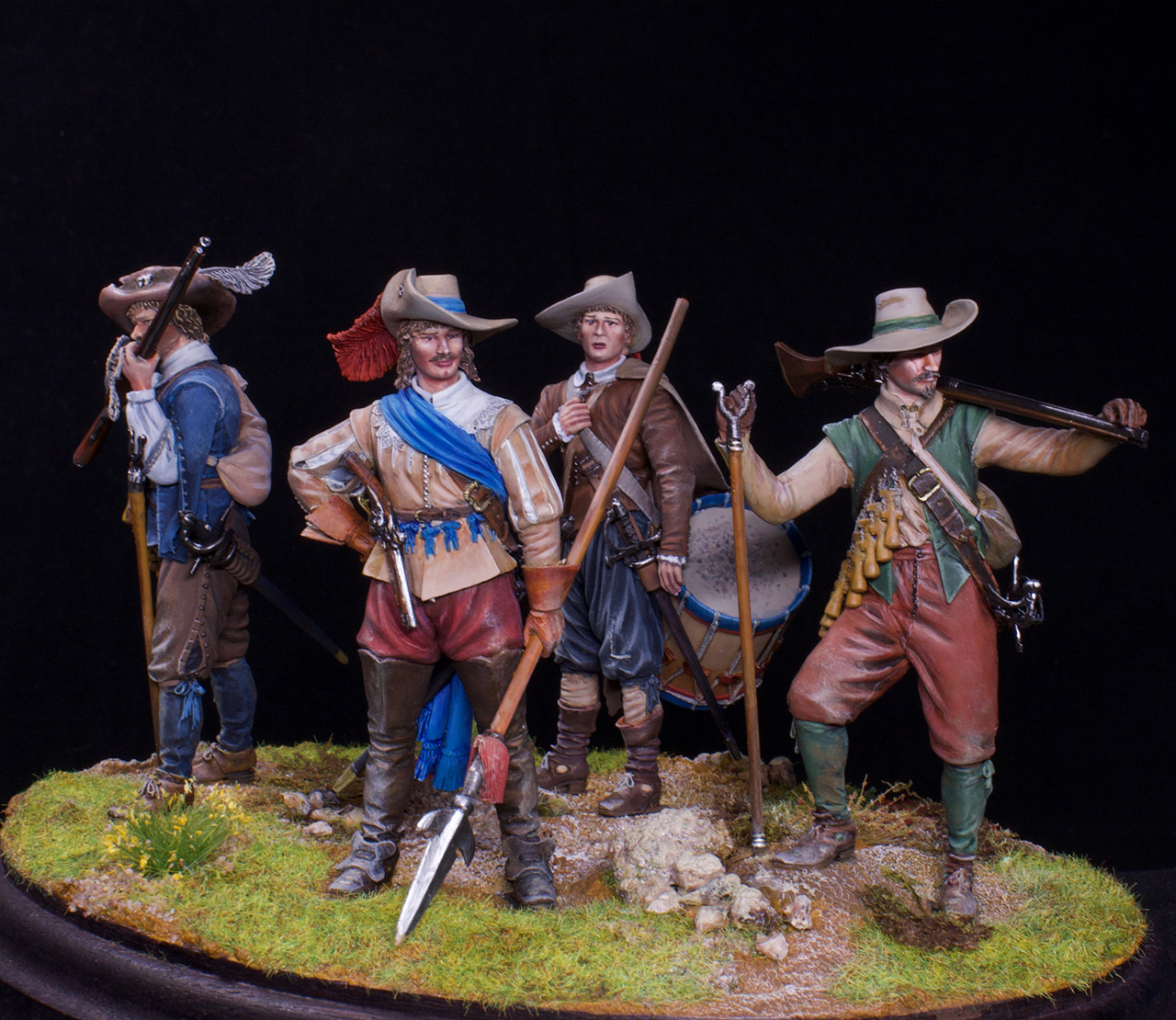 Photo 3 - Musketeers, 1630 | Dioramas and Vignettes | Gallery on Diorama.ru