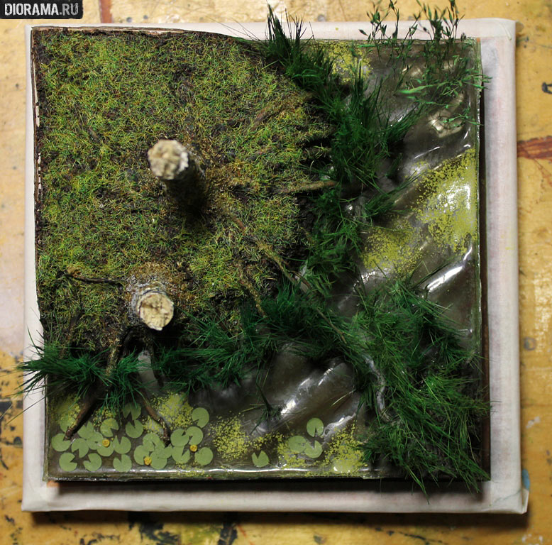 Photo 59 - Making a wetland | Techology Features | Workshop on Diorama.ru